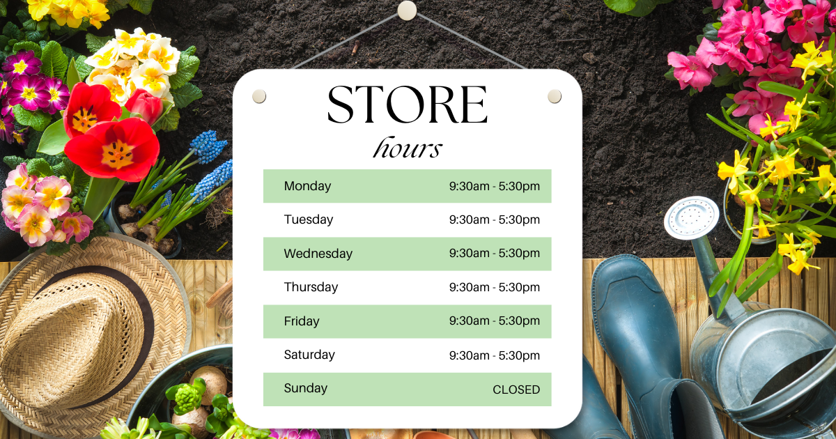 MN Store Hours Sunday Closed | Mother Nature